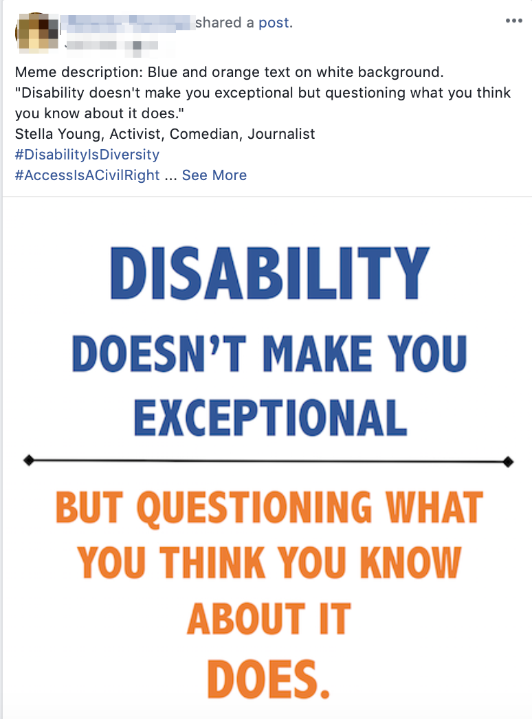 Facebook: Accessible Images and Posts - Explore Access